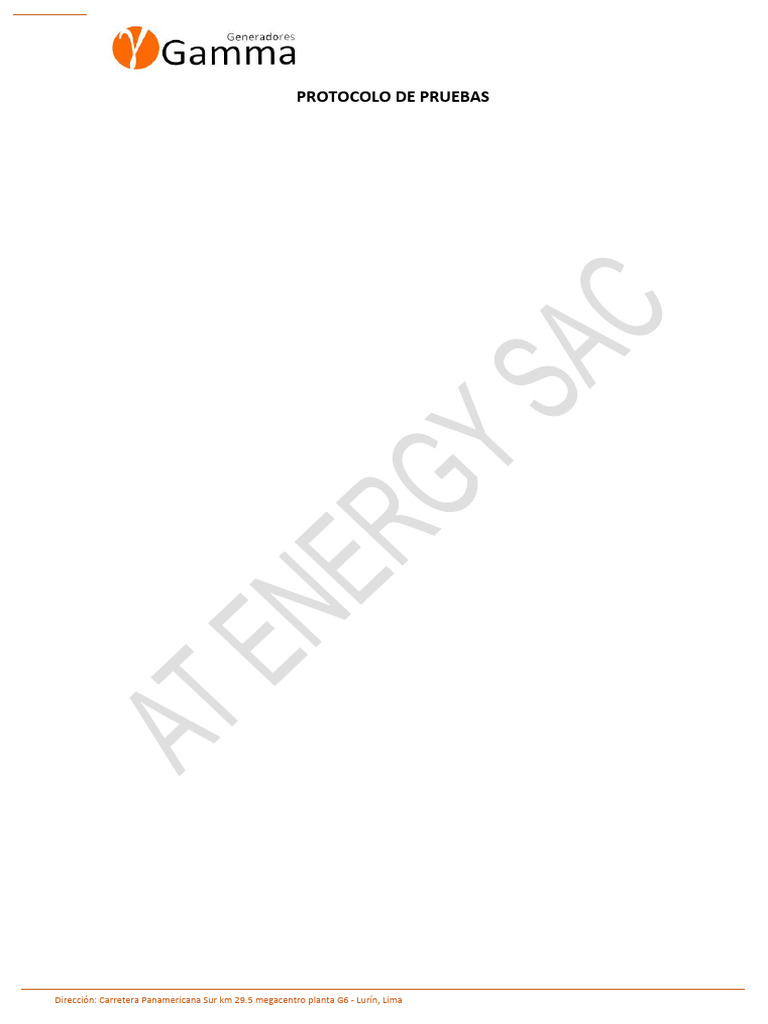 Protocolo Gamma | PDF | Red eléctrica | Electrónica