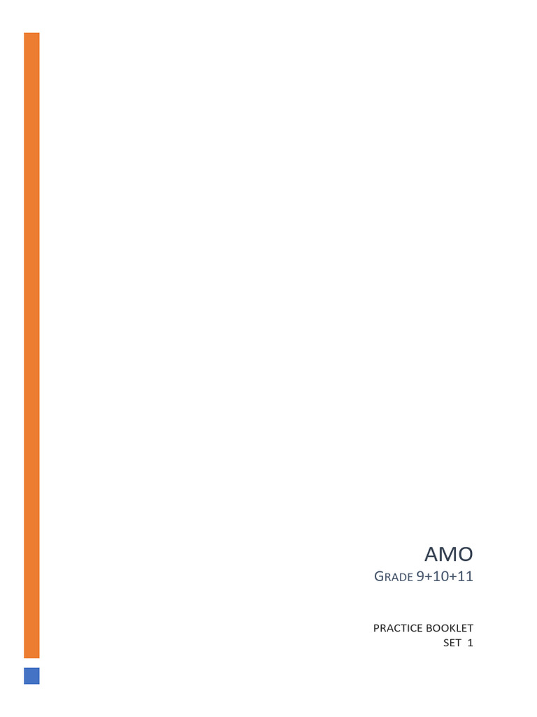 Set 1 Q Amo G 9+10+11 Practice Booklet | PDF | Circle | Area