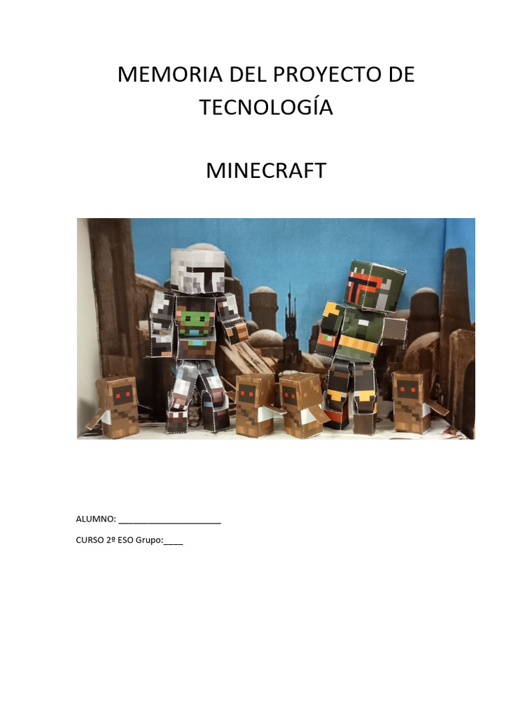 MEMORIA Proyecto Minecraft | PDF