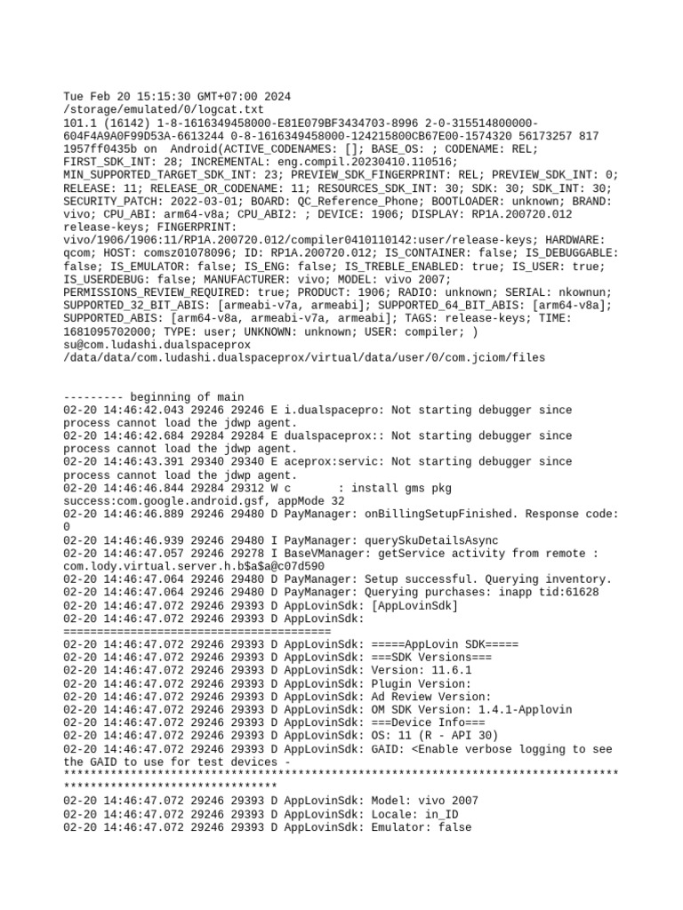 Logcatcoyy | PDF | Computing | Software Development