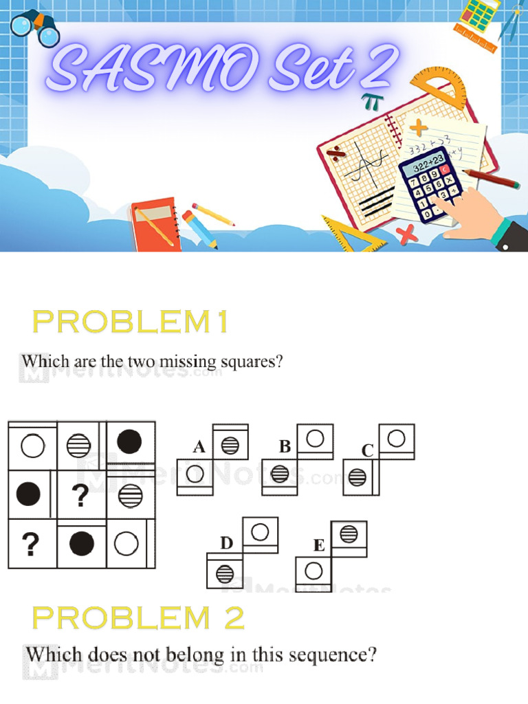 SASMO Set 2 P3 | PDF