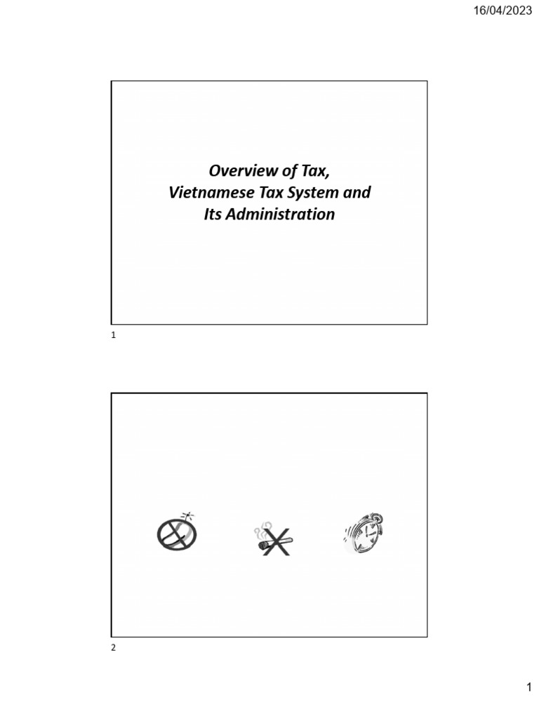 Overview Tax System | PDF