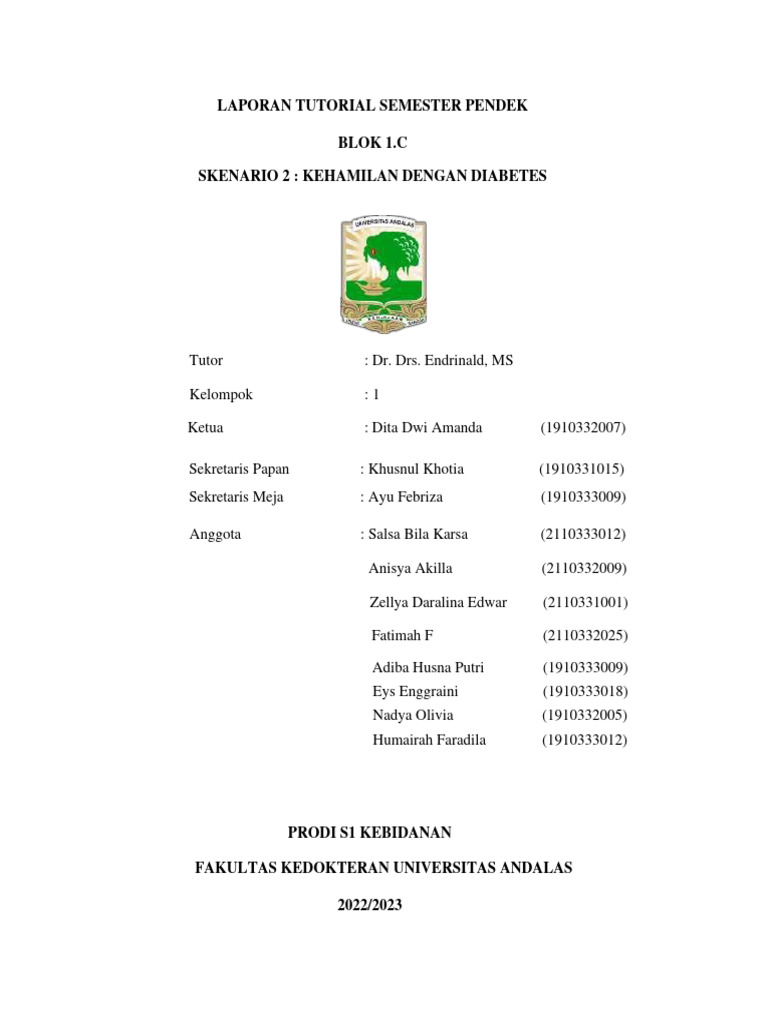 Laporan Tutorial - Blok 1c Minggu 2 | PDF