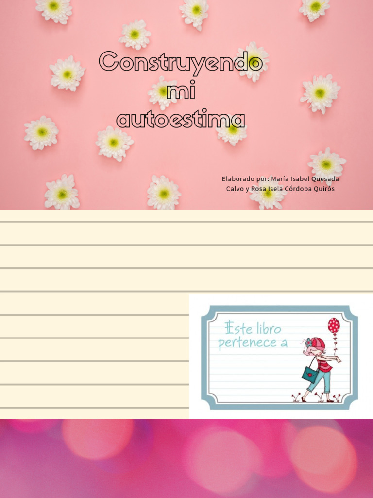 Construyendo mi autoestima | PDF | Autoestima | Amor