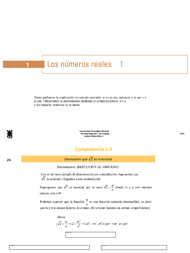 1 Los Números Reales - Intervalos | PDF | Matemáticas | Análisis matemático