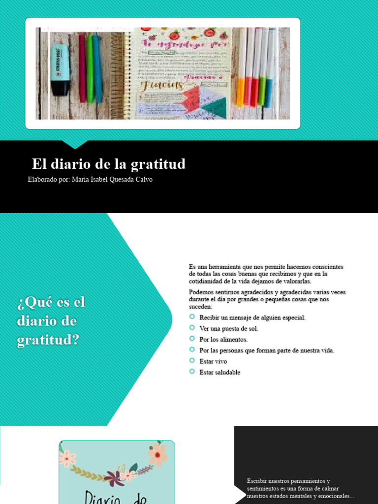 Diario de La Gratitud | PDF | Gratitud | Mente