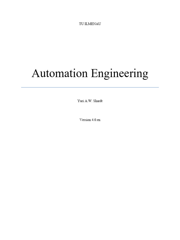 Automation Engineering | PDF | Boolean Algebra | Teaching Mathematics
