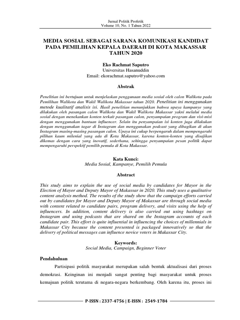 Media Sosial Sebagai Sarana Komunikasi K 25872b0a | PDF