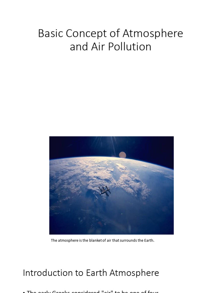 Intro Atmosphere | PDF | Atmosphere Of Earth | Atmosphere