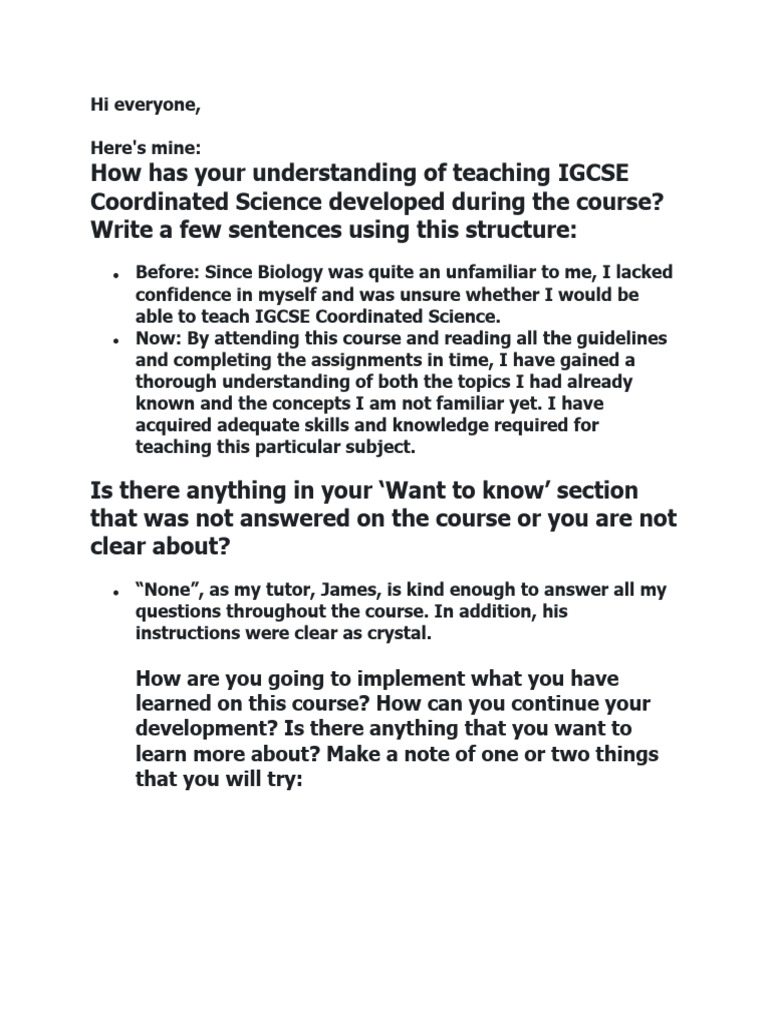 Week 5 Final Discussion | PDF | Teachers | Knowledge