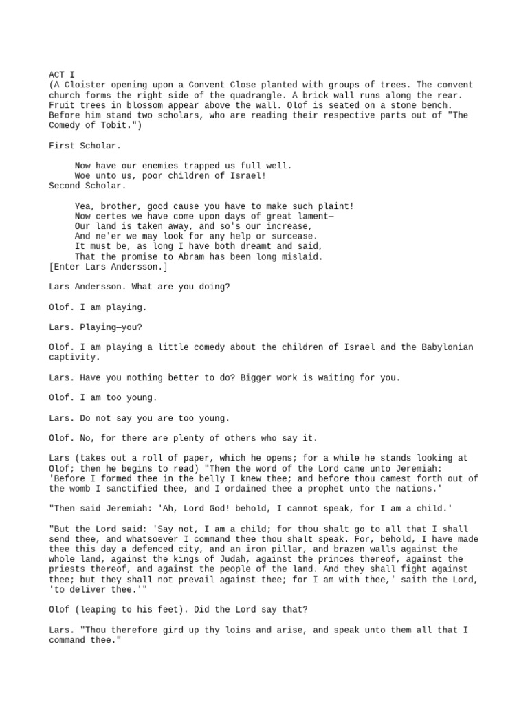 Master Olof (1872 by Edwin Bjorkman | PDF | Martin Luther