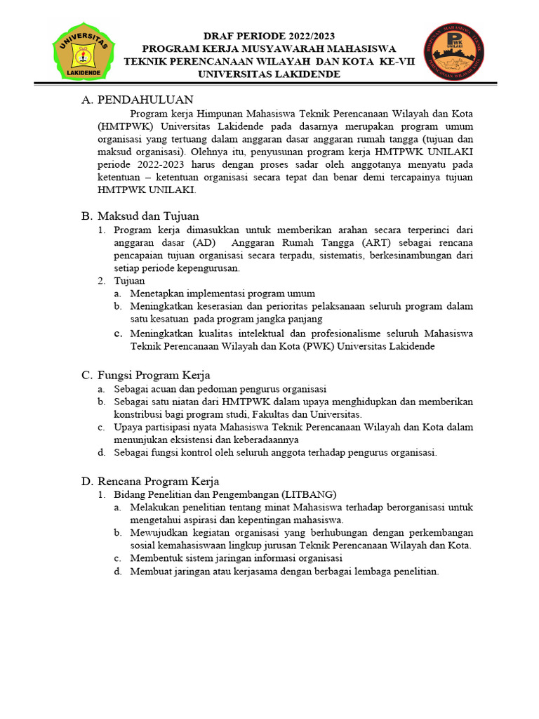 Draf Musma 2022-2023 | PDF