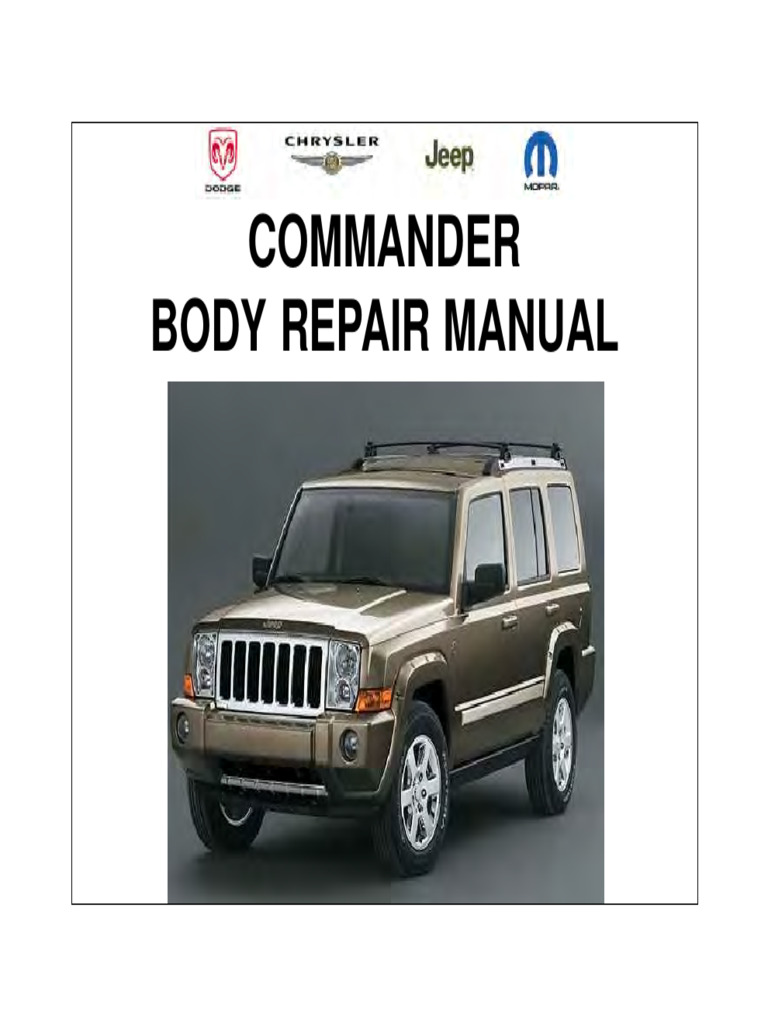 Body Repair Jeep Commander Generico | PDF | Corrosion | Wear