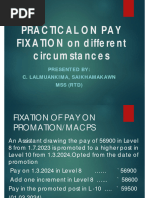 JE Pay Fixation Level6 To 8A PDF | PDF
