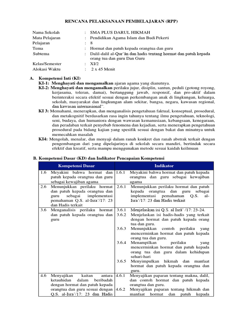 Modul Pembelajaran | PDF