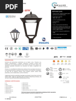 Ficha Tecnica Musco TLC-LED-550 5700K 75 CRI | PDF