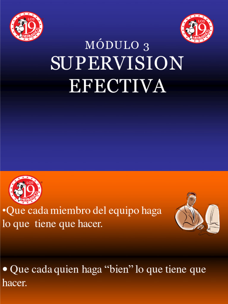 modulo de supervisión 3 SUPERVISION EFECTIVA | PDF | Comunicación ...