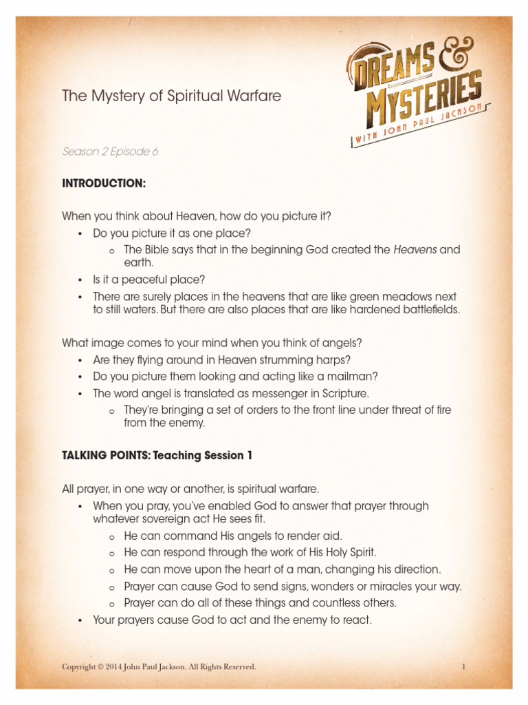 Spiritual Warfare Explained | PDF | Angel | Satan