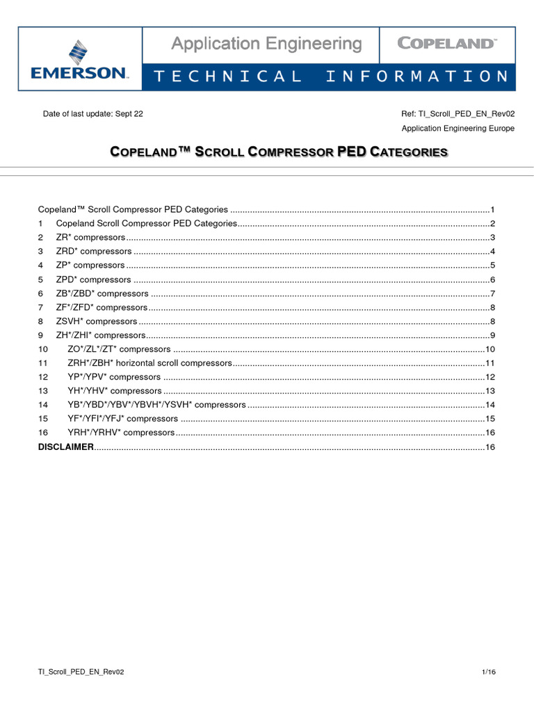 Copeland Scroll Compressor Ped Categories Technical Information en GB ...
