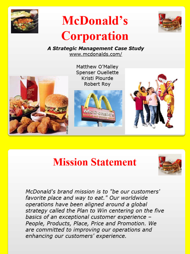 McDonalds Final PowerPoint - Copy-1 | PDF | Margin (Finance) | Mc Donald's