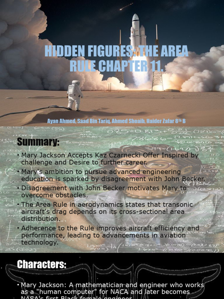 Hidden Figures Chapter 11 and 12 Ayan, Saad, Haider, Ahmed | PDF ...