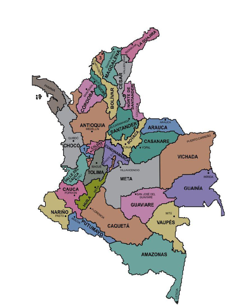 Mapa Colombia | PDF