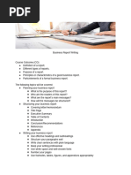 Business Report Sample for Students | PDF | Theory | Information