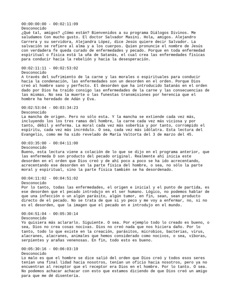 Enfermedad y Pecado Original | PDF | Divinidad | Dios