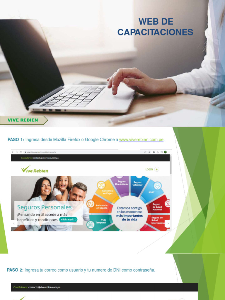 Capacitaciones Vive Rebien | PDF