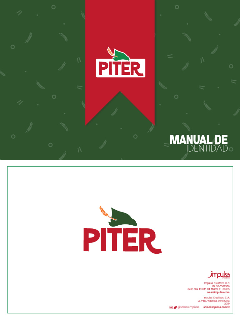 Manual de Identidad de PITER | PDF | Marca | Panes