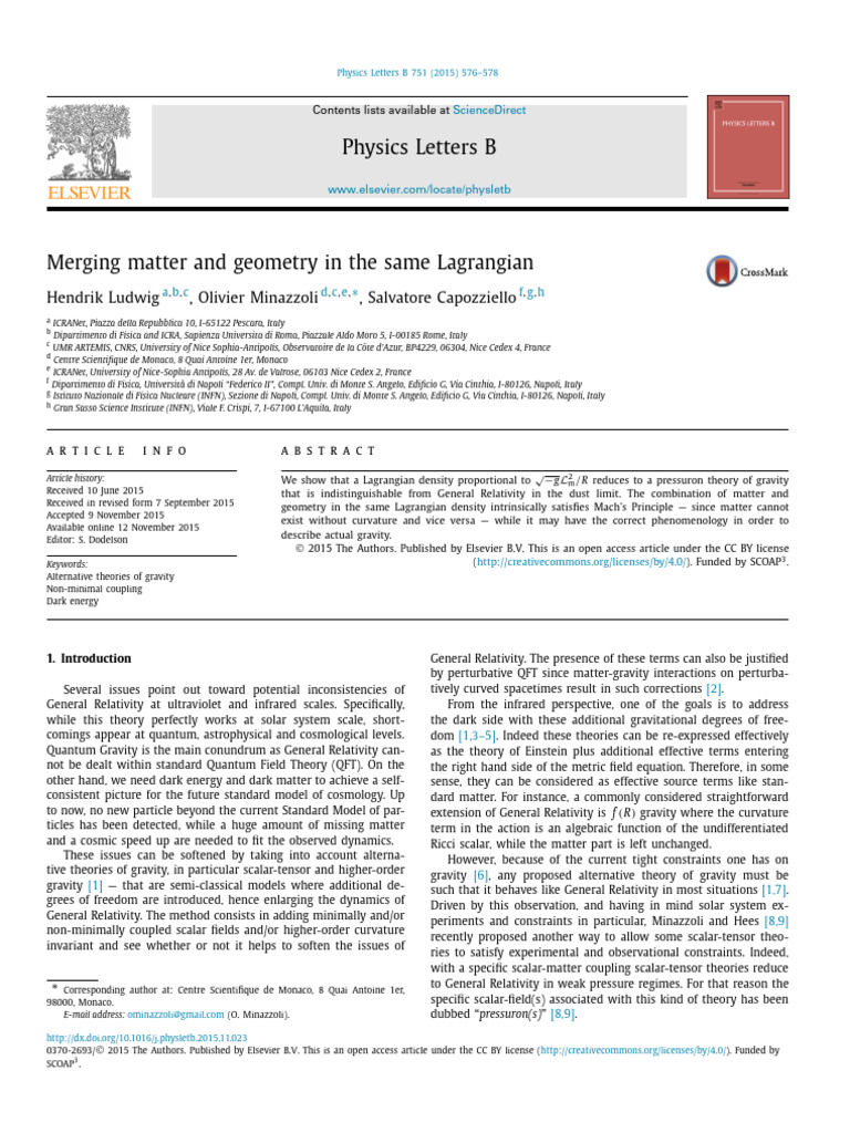 Ludwig Et Al 2015 Pdf General Relativity Gravity