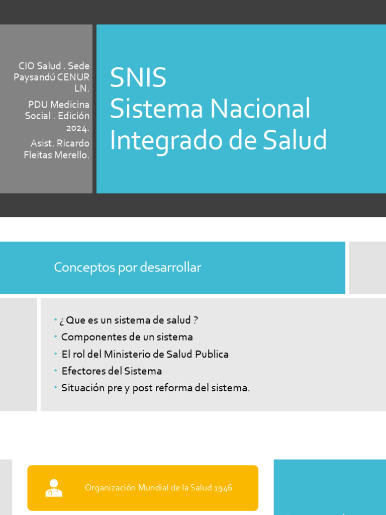 Snis Salud Publica | PDF | Hospital | Medicina