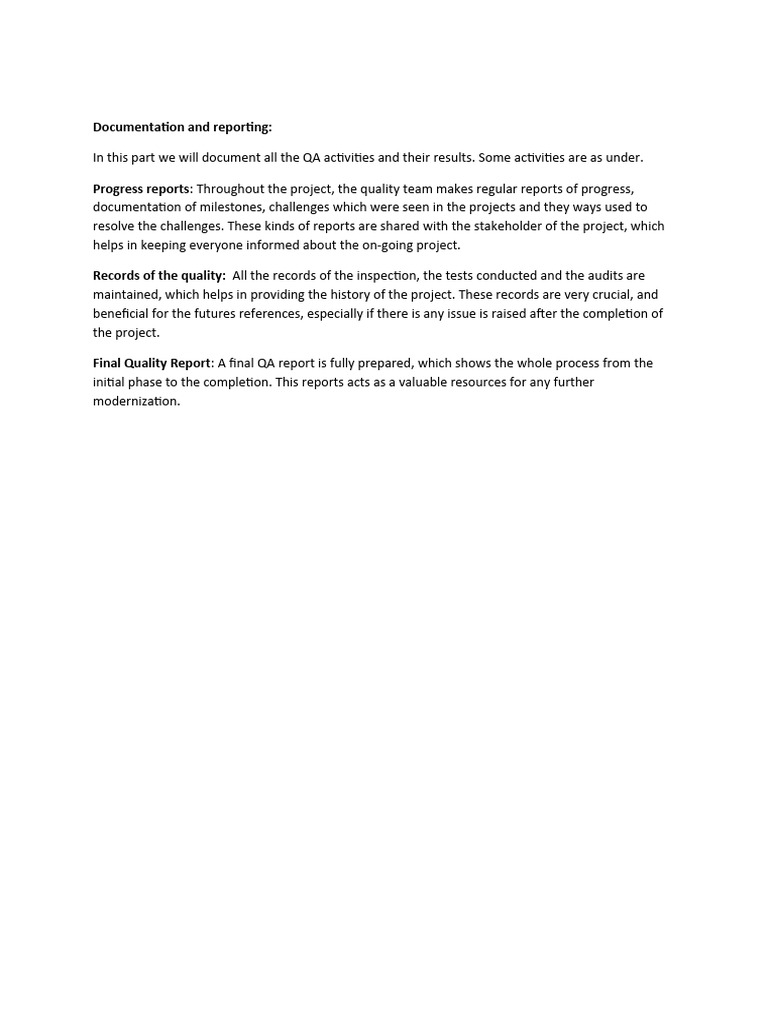 Documentation and Reporting | PDF