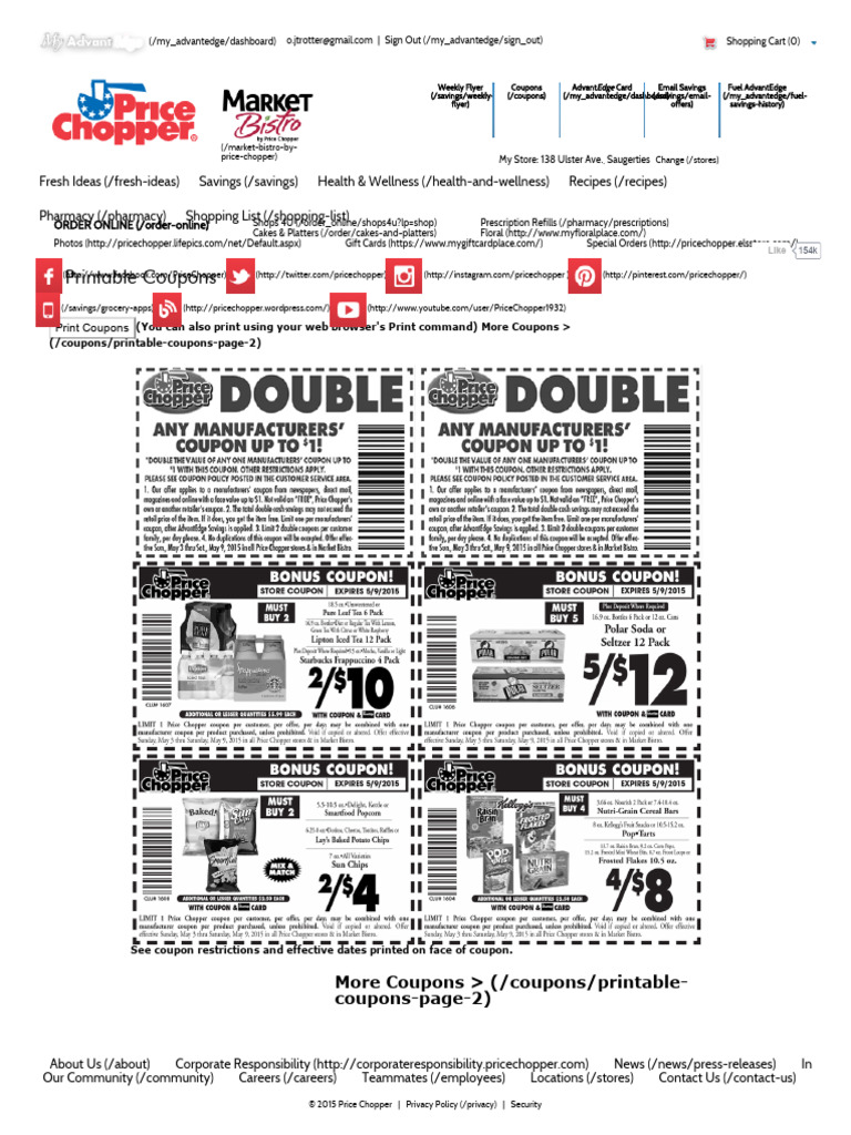 Printable Coupons Page 1 _ | PDF