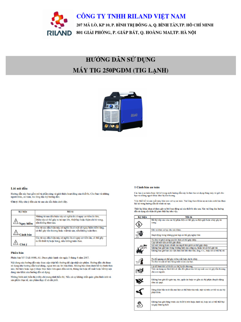 HDSD Tig 250PGDM New | PDF