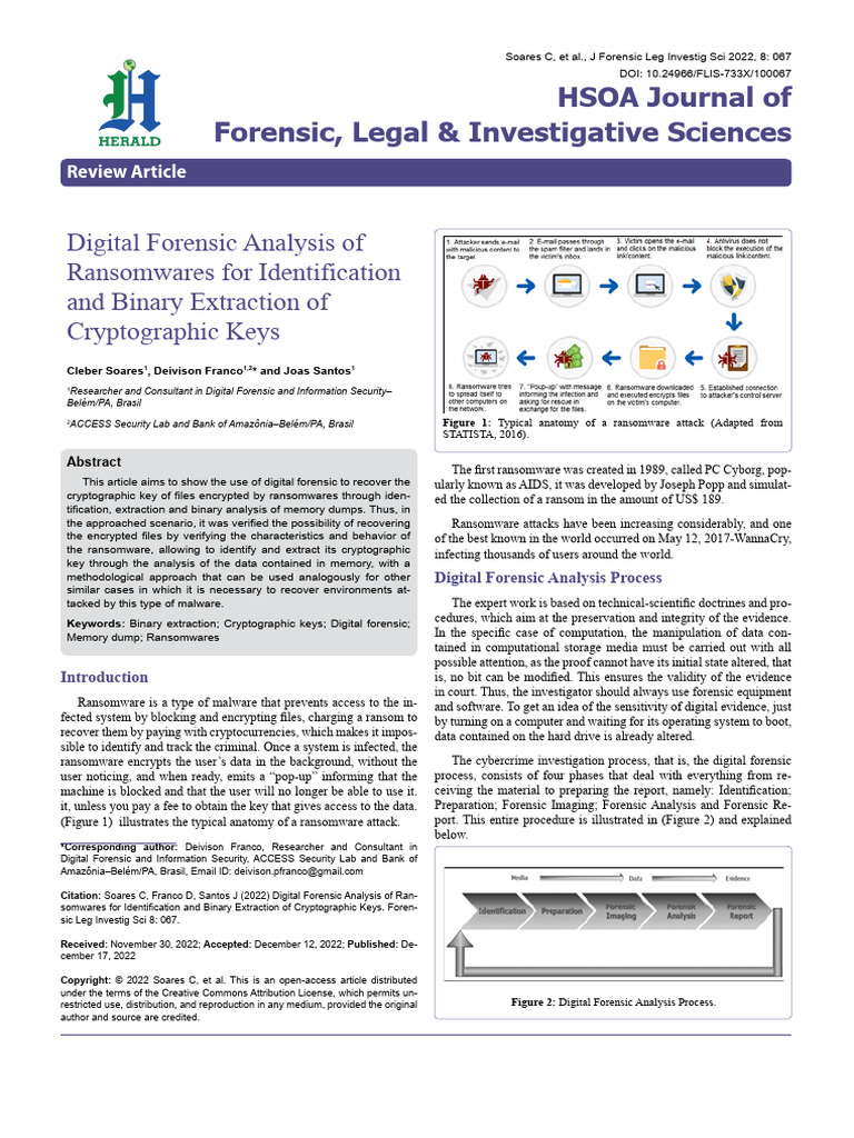 Digital Forensic Analysis of Ransomware | PDF | Ransomware | Digital ...