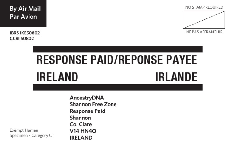 Dna Post Return Mailer Label | PDF