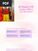 Key Responsibilities of Safety Officers | PDF | Occupational Safety And ...
