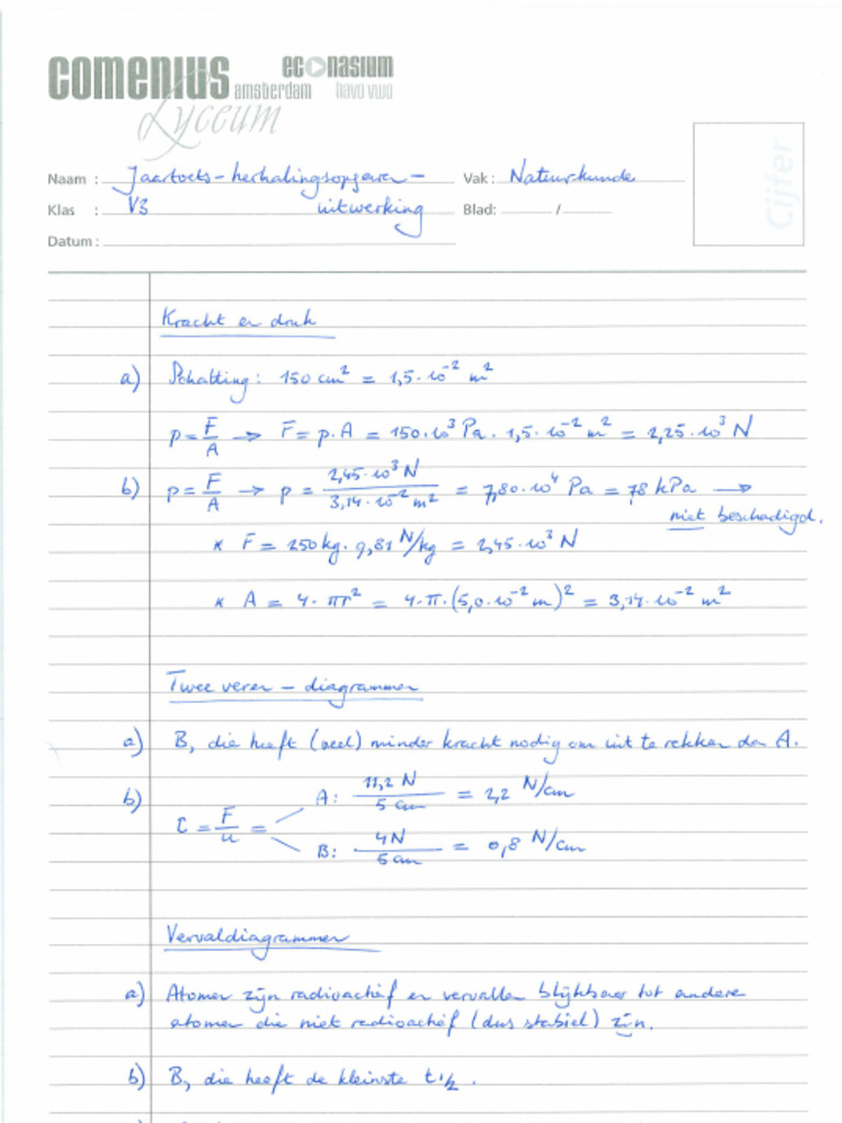 Jaartoets - Herh - Opg - Uitw | PDF