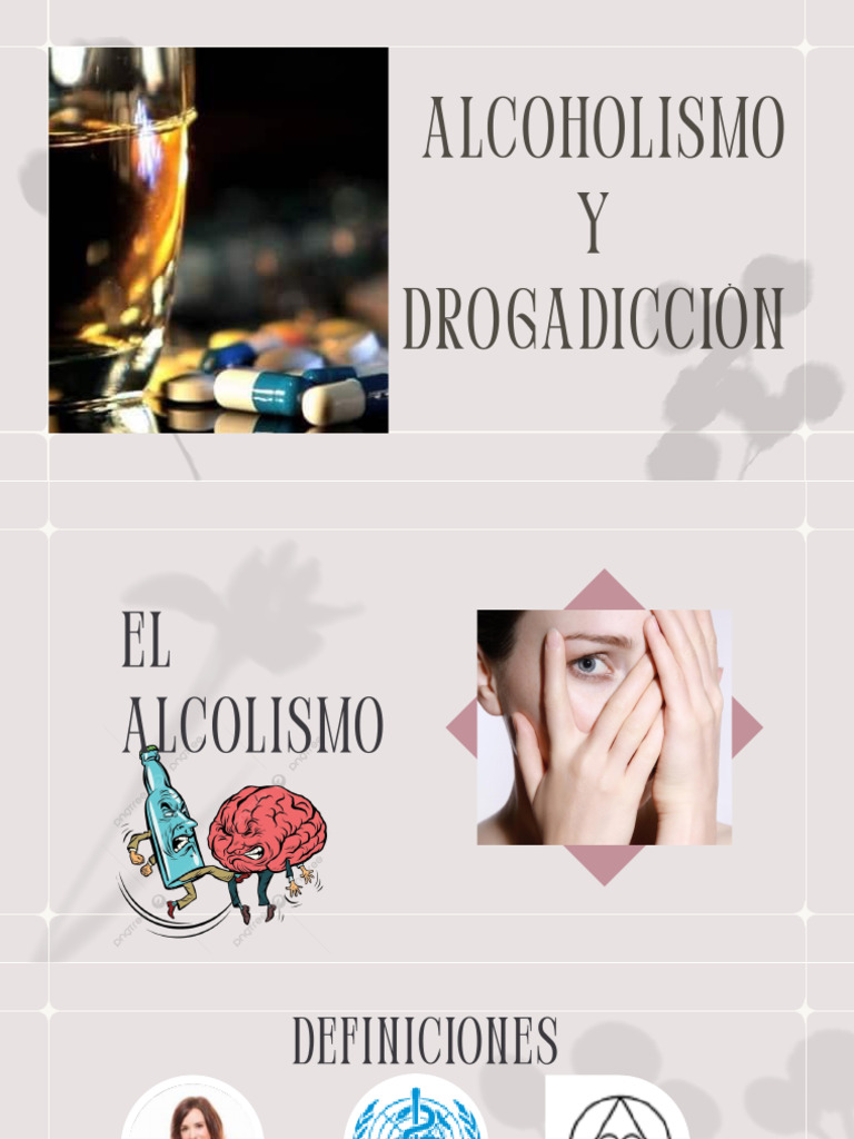 Alcoholismo Y DROGAS | PDF | Alcoholismo | La dependencia de sustancias