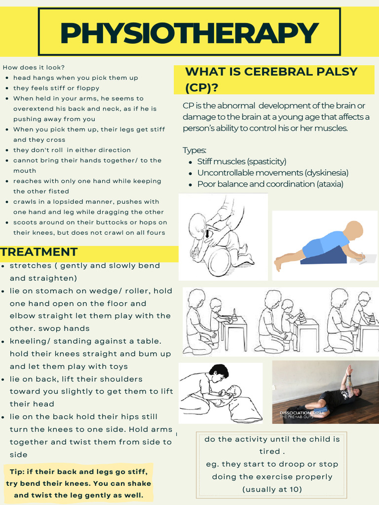 Physiotherapy Role in CP | PDF | Knee | Cerebral Palsy