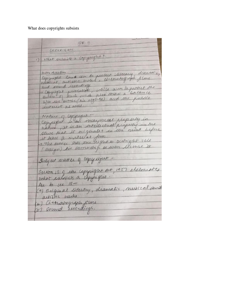 Notes IPR | PDF | License | Copyright