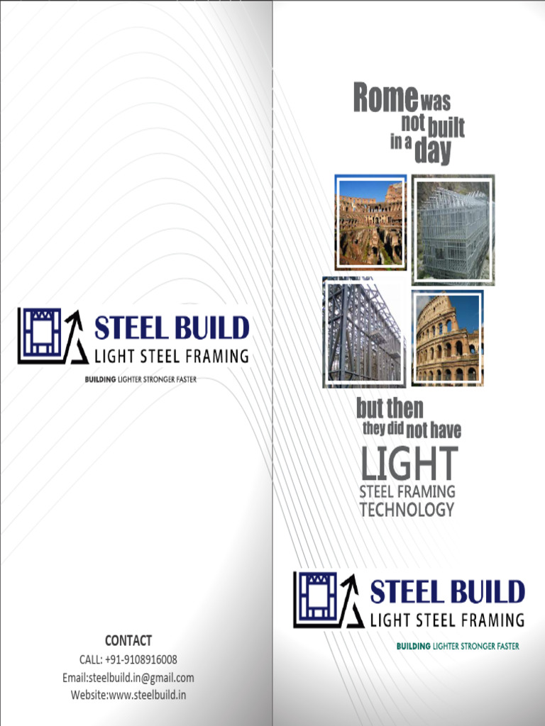 Steel Build Brochure 2024 | PDF | Home & Garden | Art