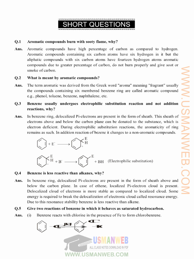 12th Chemistry CH 9 Short QA PBISE | PDF
