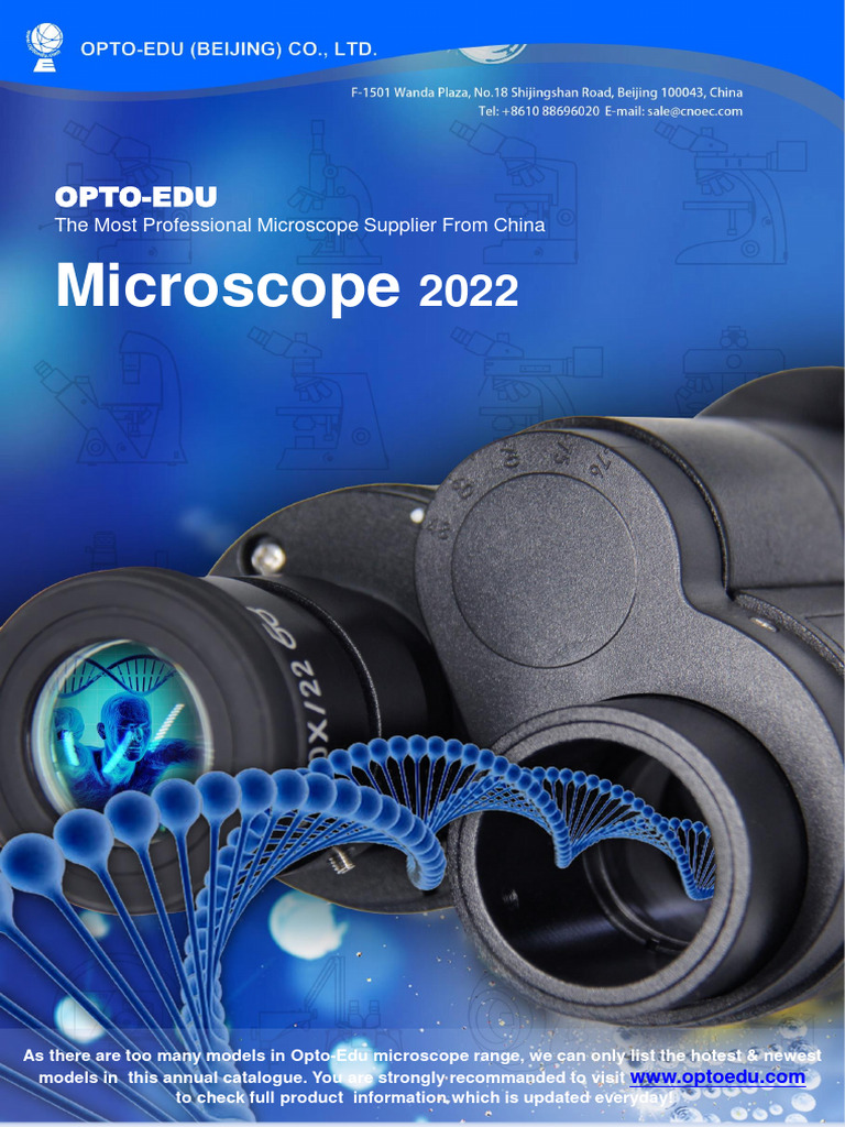 OPTO-EDU Microscope Catalogue 2022 | PDF | Microscope | Glass ...