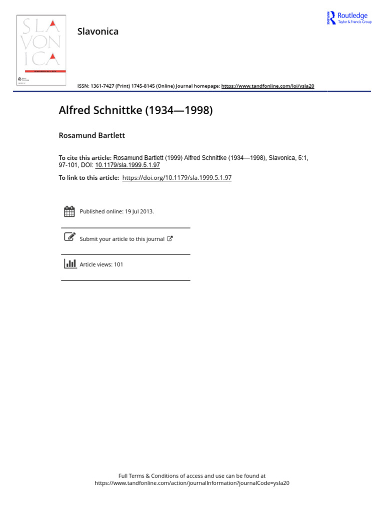Alfred Schnittke 1934 1998 | PDF | Concerto | Classical Music