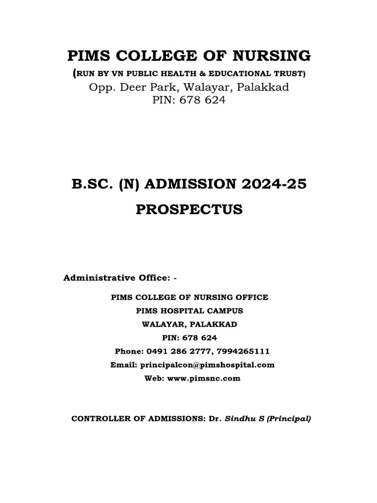 Prospectus 2024 2025 | PDF