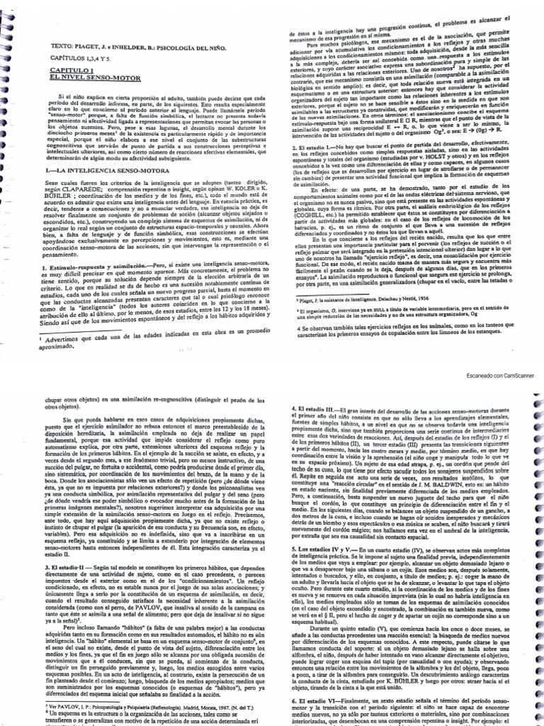 Piaget, J e Inhelder | PDF