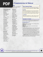 Compendium of Spells - GM Binder | PDF | Magician (Fantasy) | Gary ...