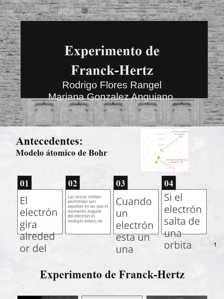 Experimento Franck Hertz | PDF | Física Aplicada e Interdisciplinaria | Ciencias fisicas